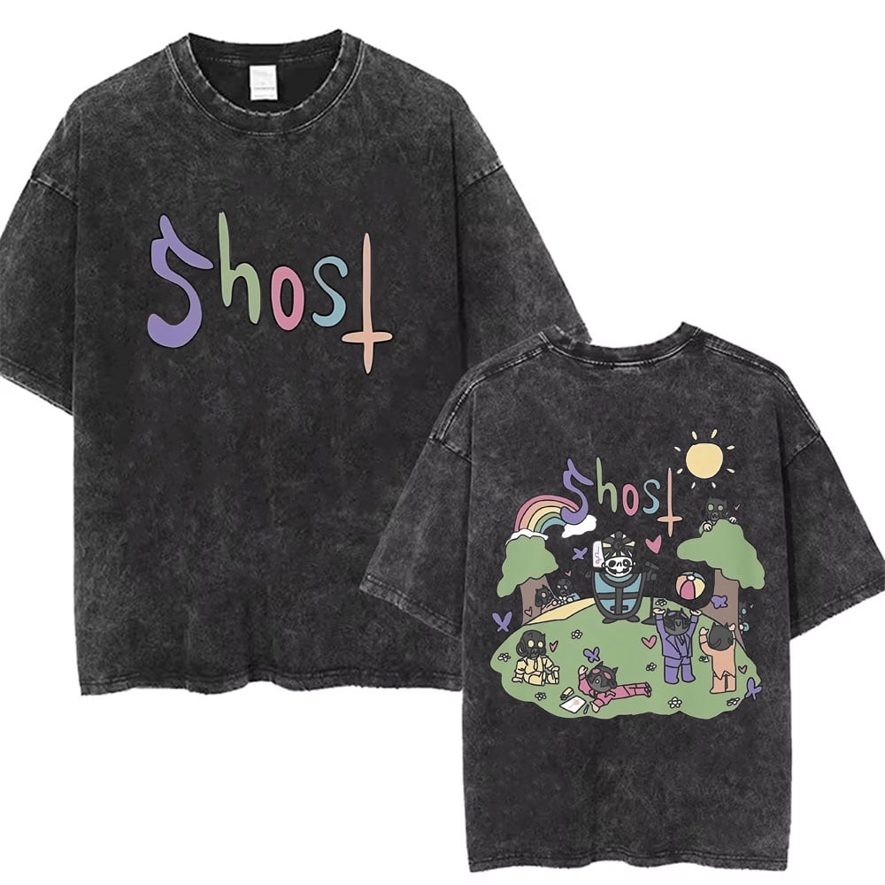 Rat Parent Funny Meme Vintage Washed Cotton Metal Rock Ghost Men's ...
