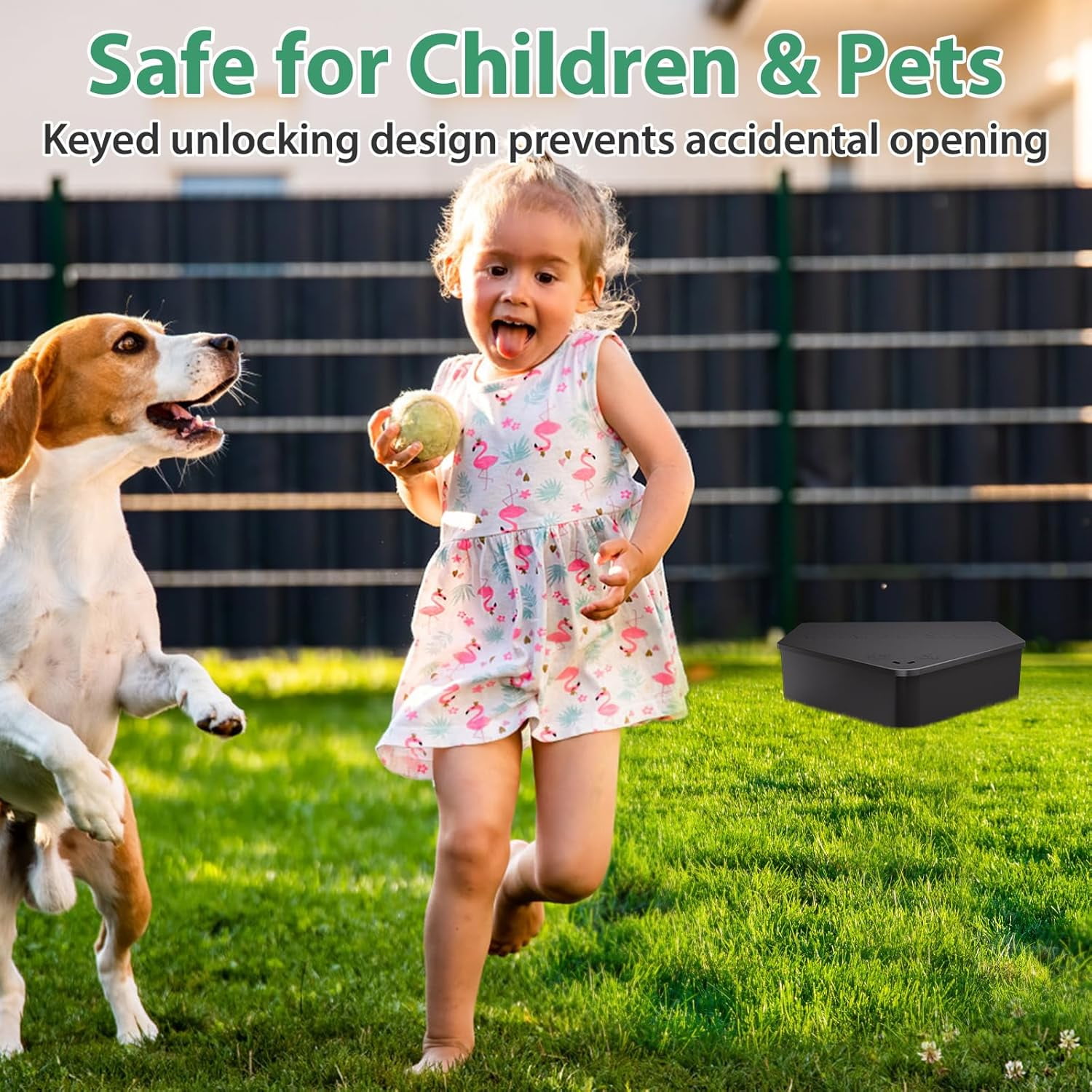 Rat Station Box with Keys, 6 Pack Rodent Station Keeps Rats Away, Safe ...