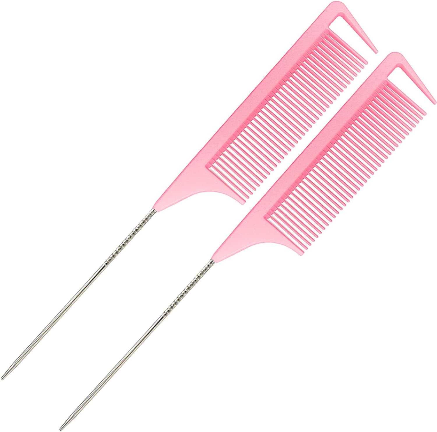 Rat Tail Comb, Detangling Teasing Parting Comb, Nylon Hair Tail Comb ...