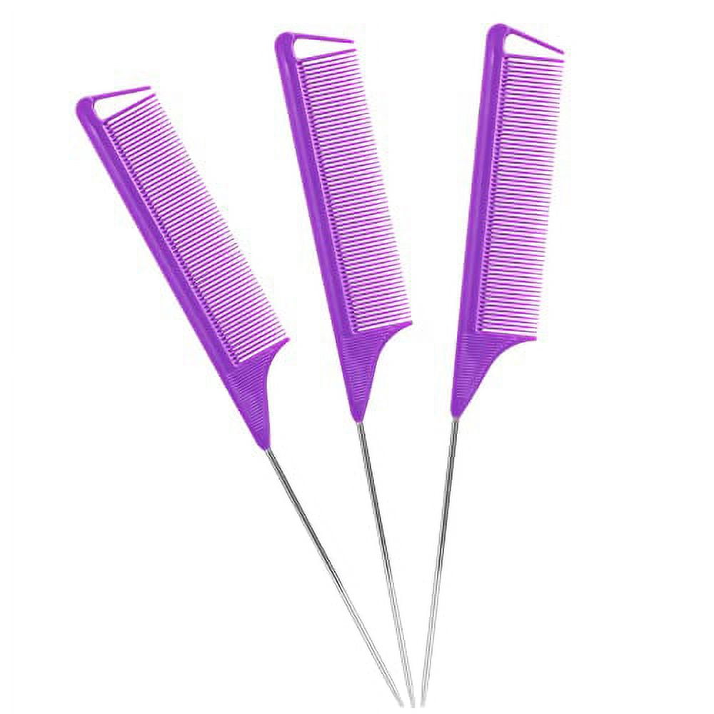 Rat Tail Combs Teasing Comb:3Pack Rat Tail Combs Set,Hair Stylists ...