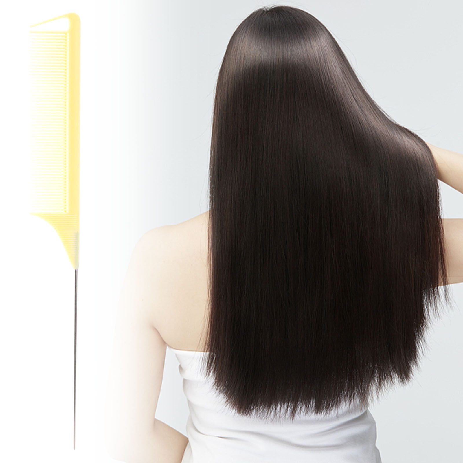 Rat Tail and Parting Combs Carbon Fiber & Stainless Steel Comb ...