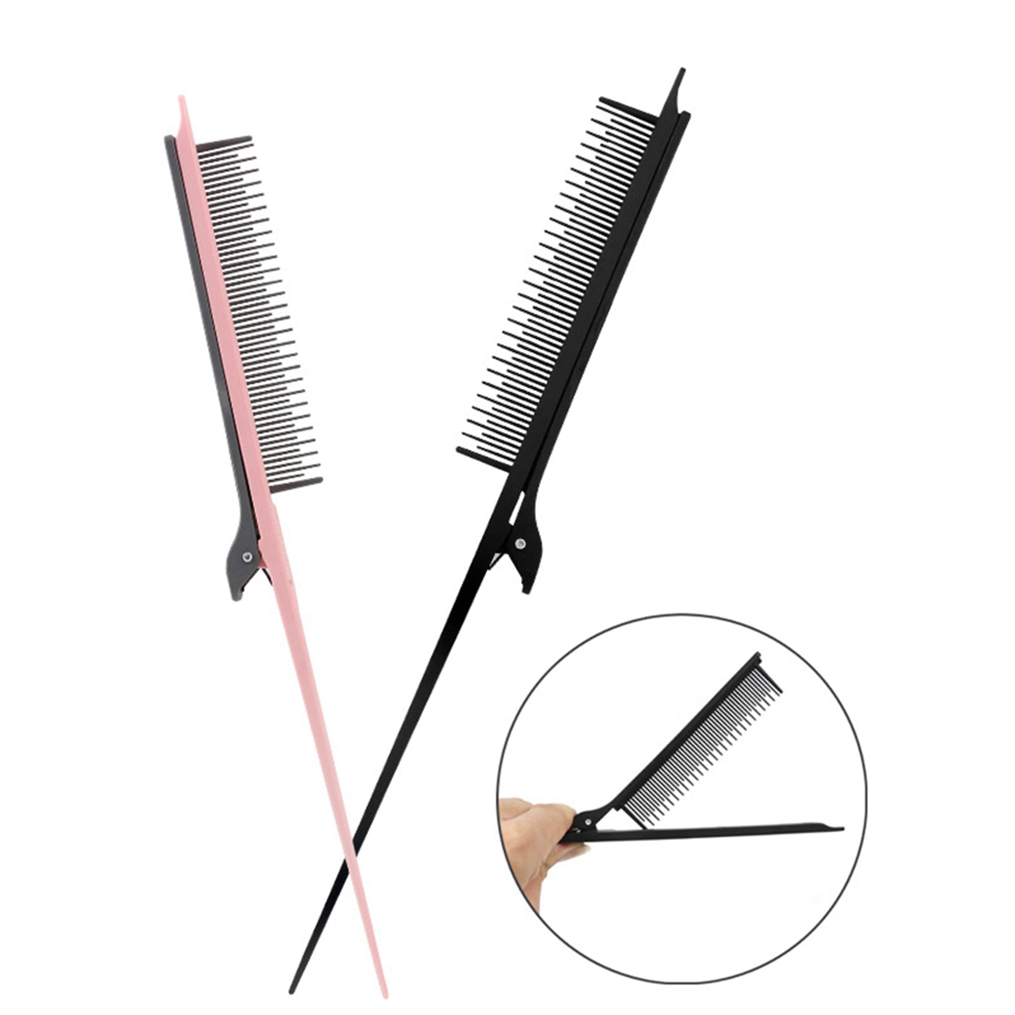 Rat Tail Teasing Clip Comb, Highlighting Comb Hair Styling Tool for ...