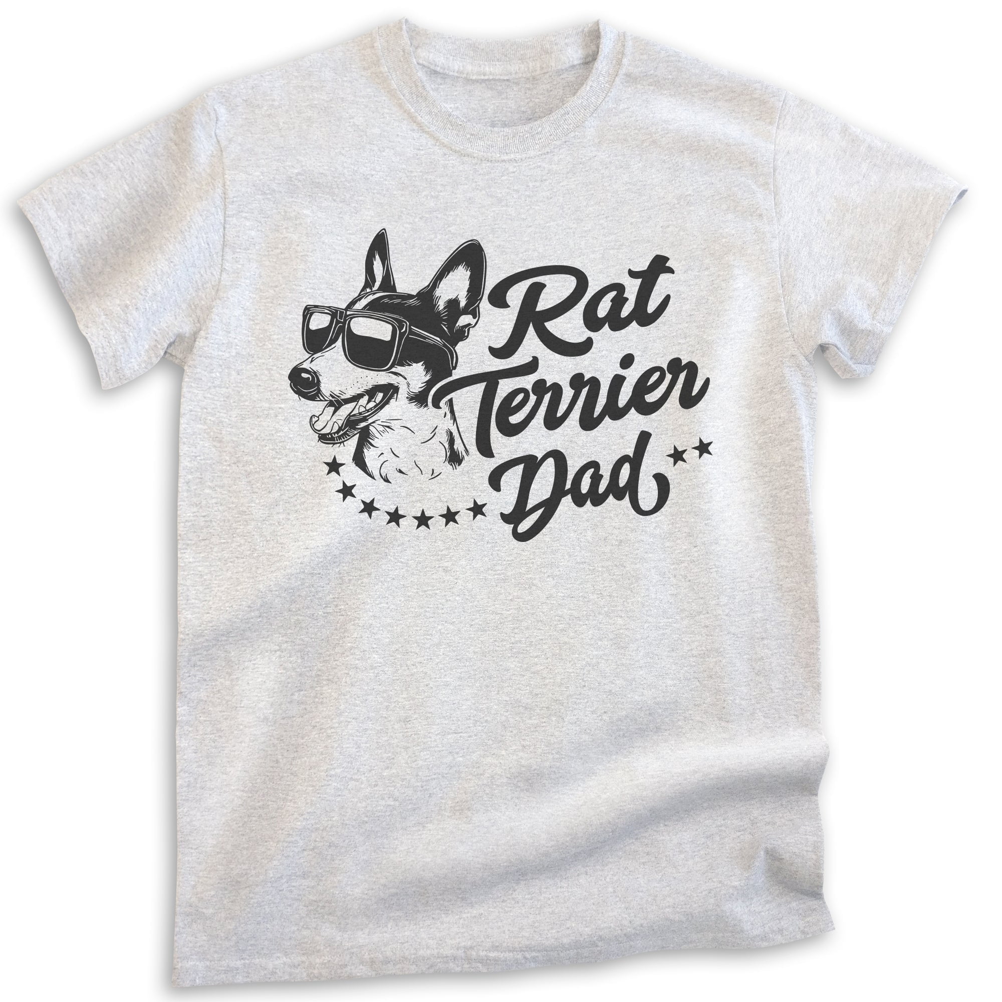 Rat Terrier Dad, Unisex Men's Shirt, Rat Terrier Owner, Funny Dog Dad ...