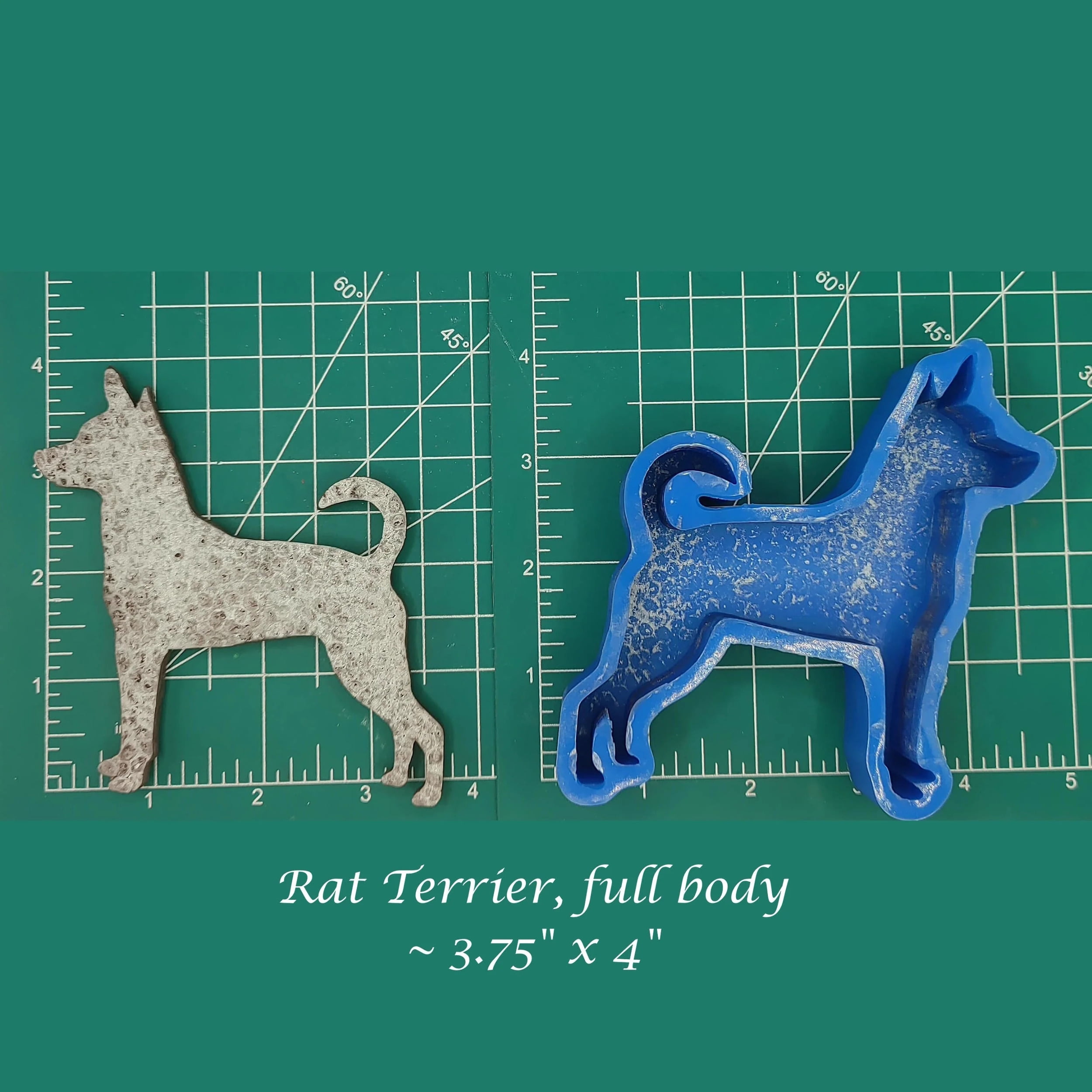 Rat Terrior - Full Body - Silicone Freshie Mold - Walmart.com