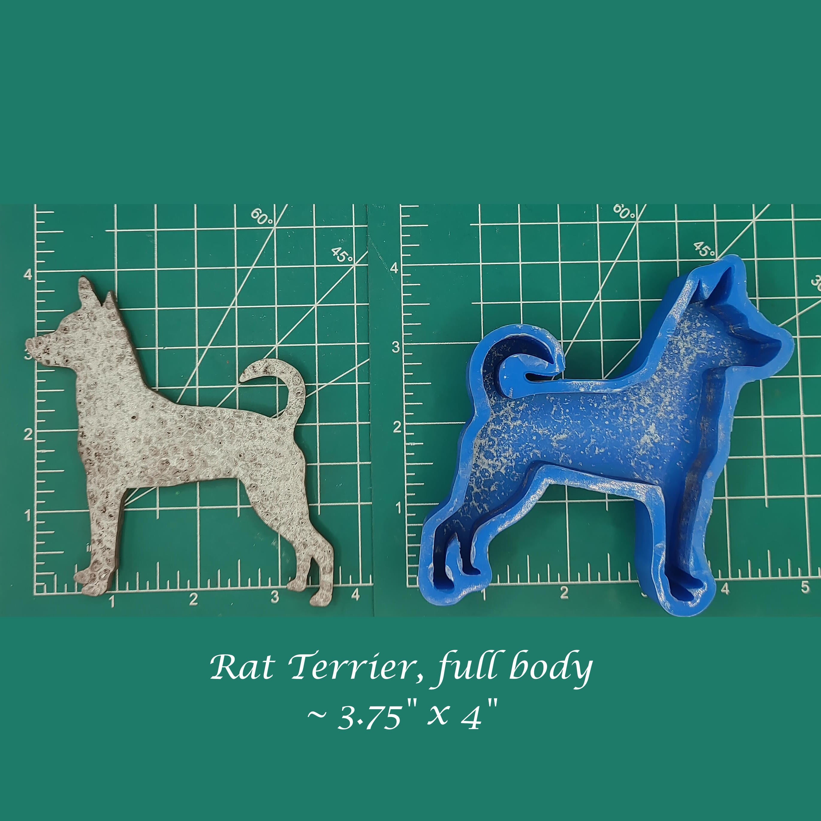 Rat Terrior - Full Body - Silicone Freshie Mold - Walmart.com