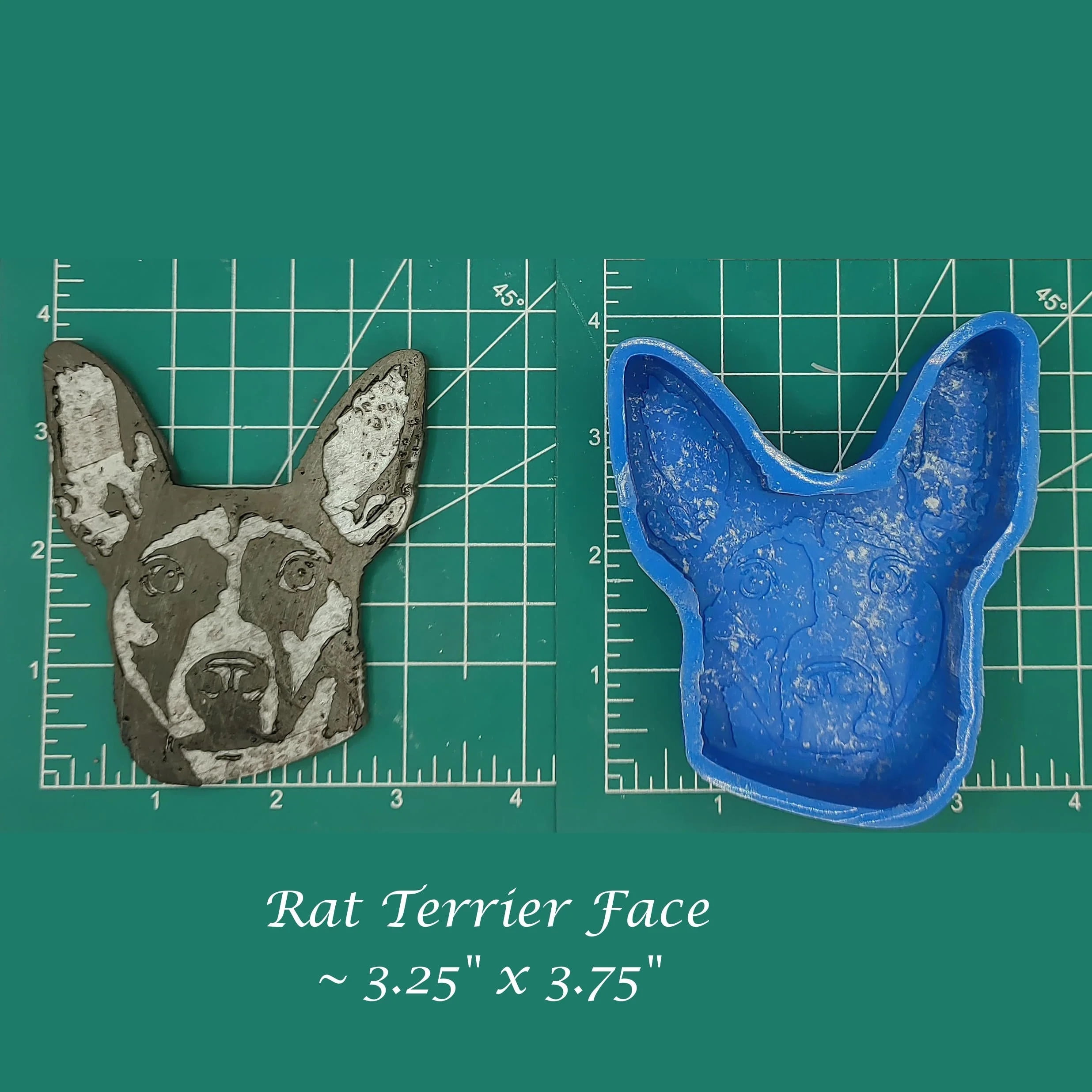 Rat Terrior Head Silicone Freshie Mold - Walmart.com