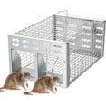 Rat Trap, Humane Live Rat Trap & Automatic Reset Mouse Traps with Dual ...