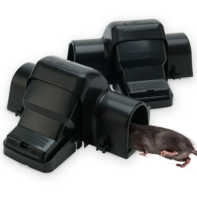 UCatch SuperSafes Large Mouse Catch, Tunneled Rat Trap (Twin Pack ...