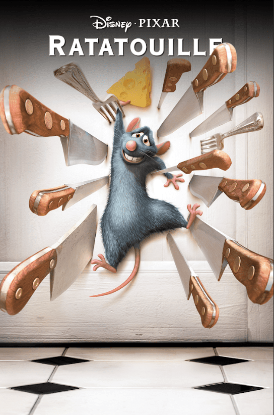 Ratatouille (2007) 24x36 Movie Poster, Pixar Animated Classic, Culinary ...