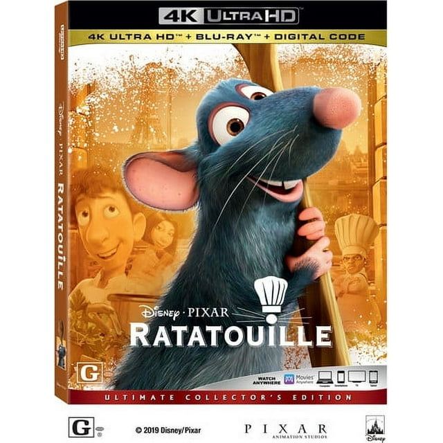 Walt Disney's Ratatouille: 4K Ultra HD, Blu-ray & Digital Code Edition ...