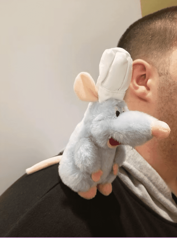 Ratatouille Inspired Chef Remy Plush Magnetic Shoulder Pal - Walmart.com