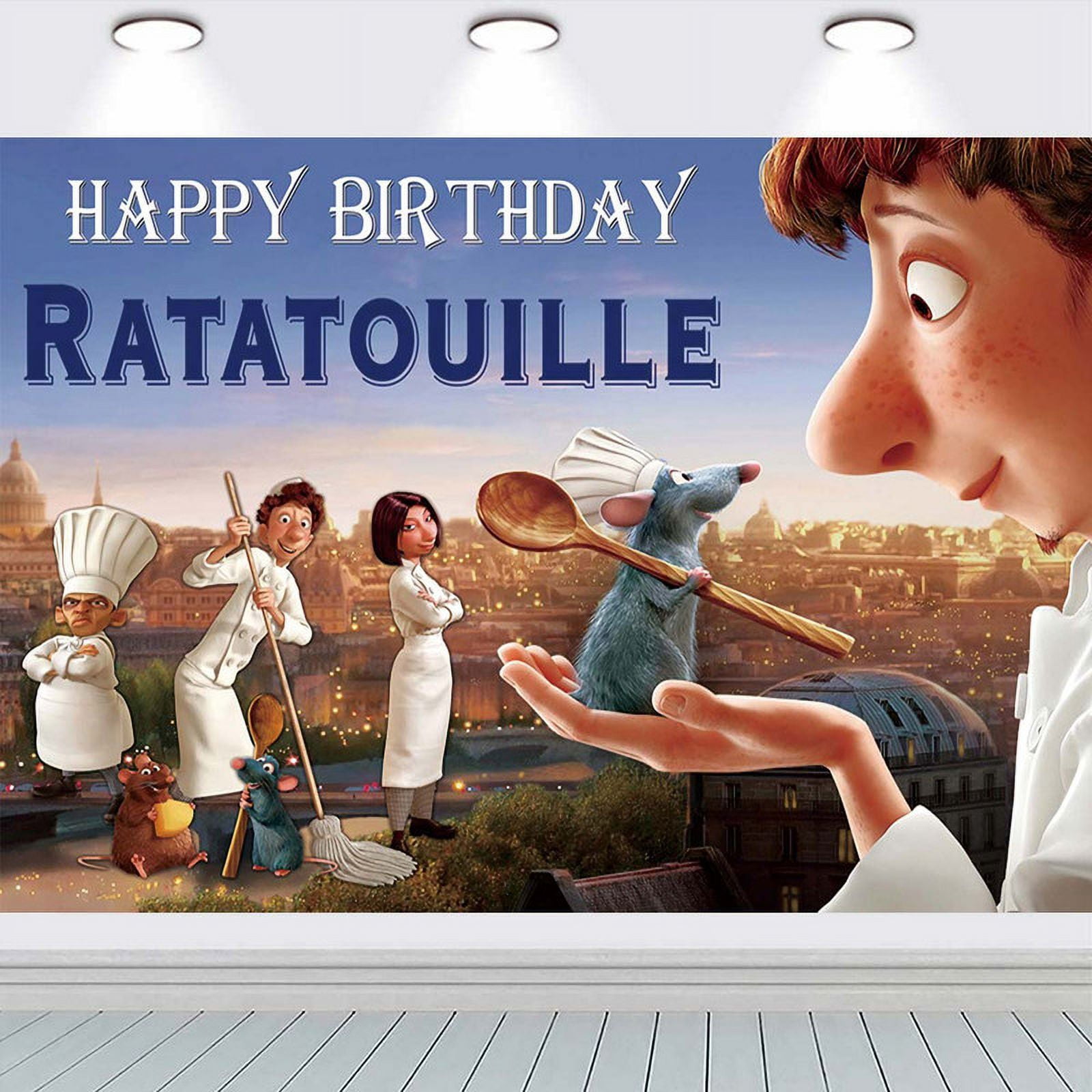 Ratatouille Taspestry Wall Decor Background Banner Birthday Backdrop ...