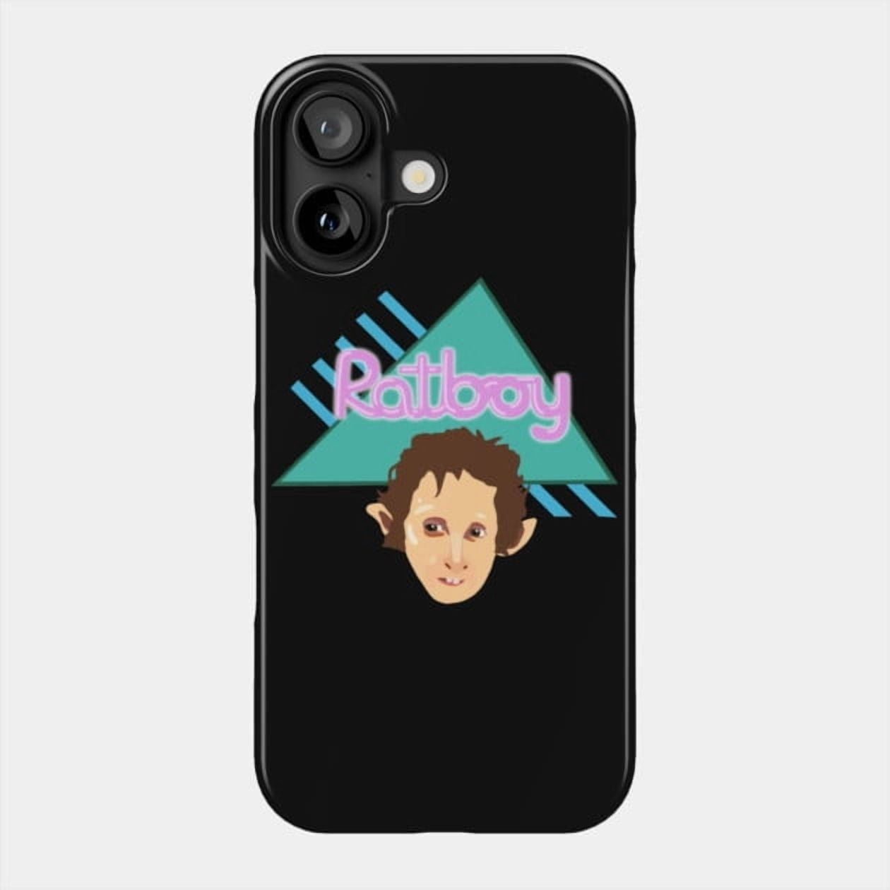 Ratboy with Logo with a Funny and 80s Skateboard Culture Character Case ...