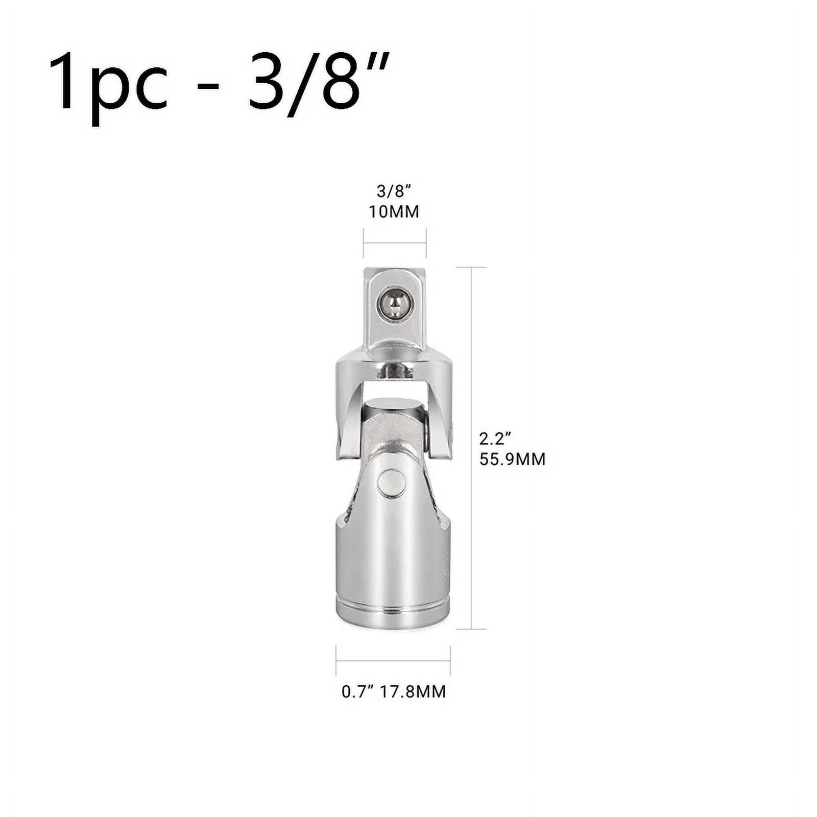 Ratchet Angle Extension Bar Bendable Socket Adapter 3/8" Crv Steel Auto ...