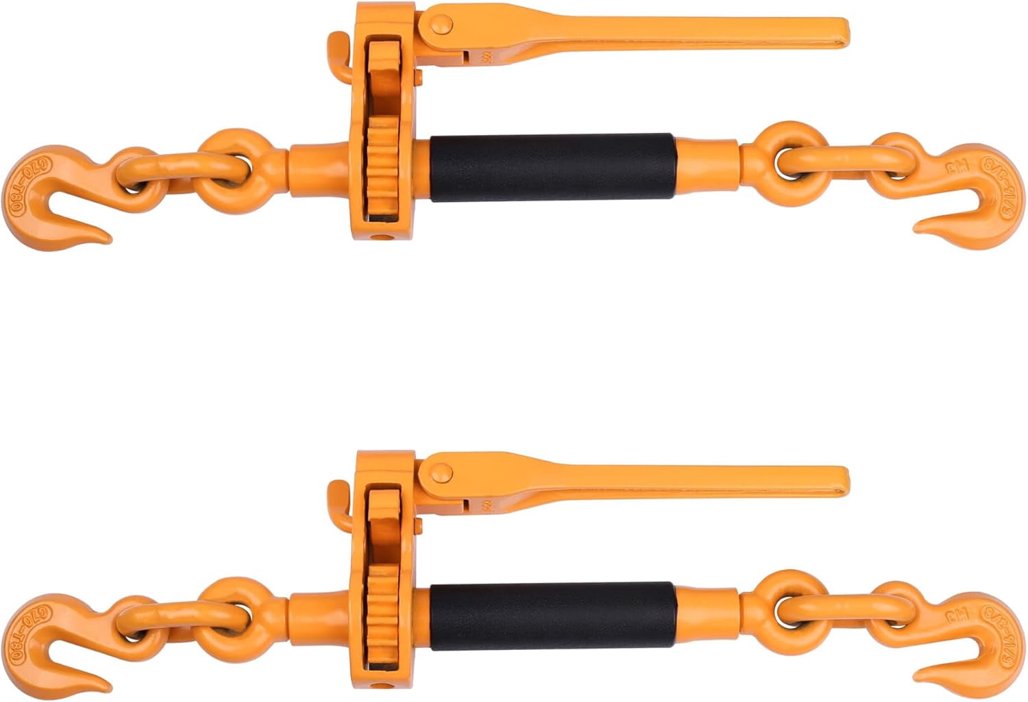 Ratchet Binder Plus Ratchet Chain Binder - 2 Pack Folding Handle Load ...