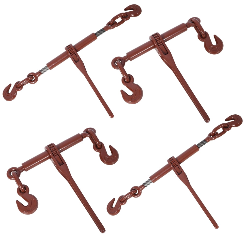 Ratchet Chain Binder 3/8"-1/2" 4pack Load Binders 9200 Lbs Working Load ...