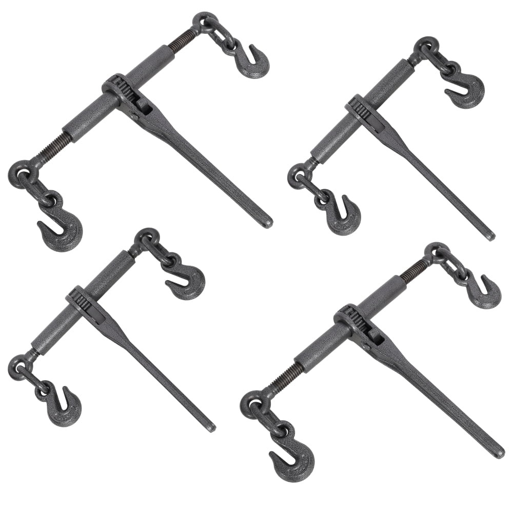 Ratchet Chain Binder 3/8"-1/2" 4pack Load Binders 9200 Lbs Working Load ...