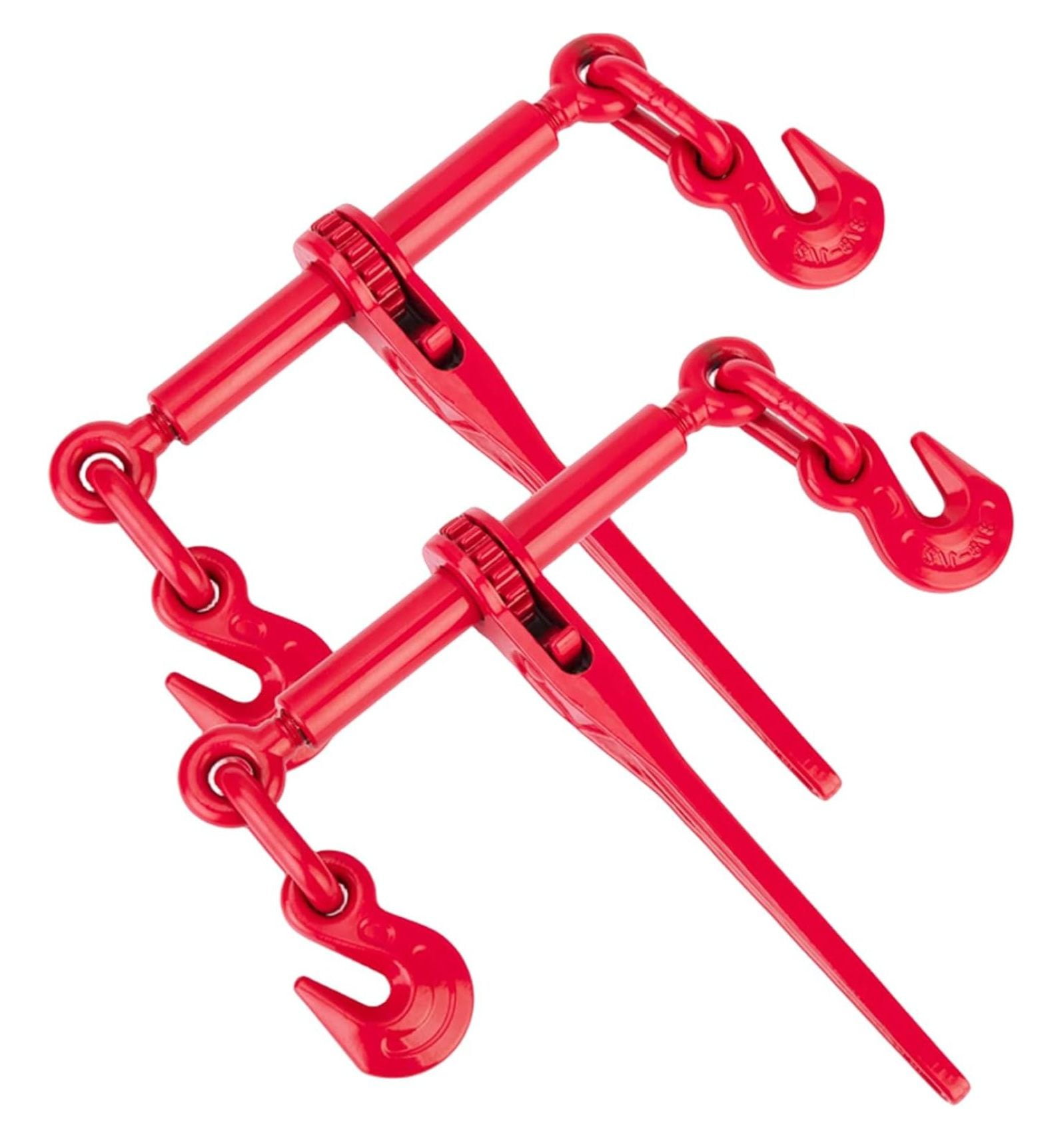 Ratchet Chain Binder 3/8 to 1/2 Inch, 2 Pack Load Binders 9200 LBS ...