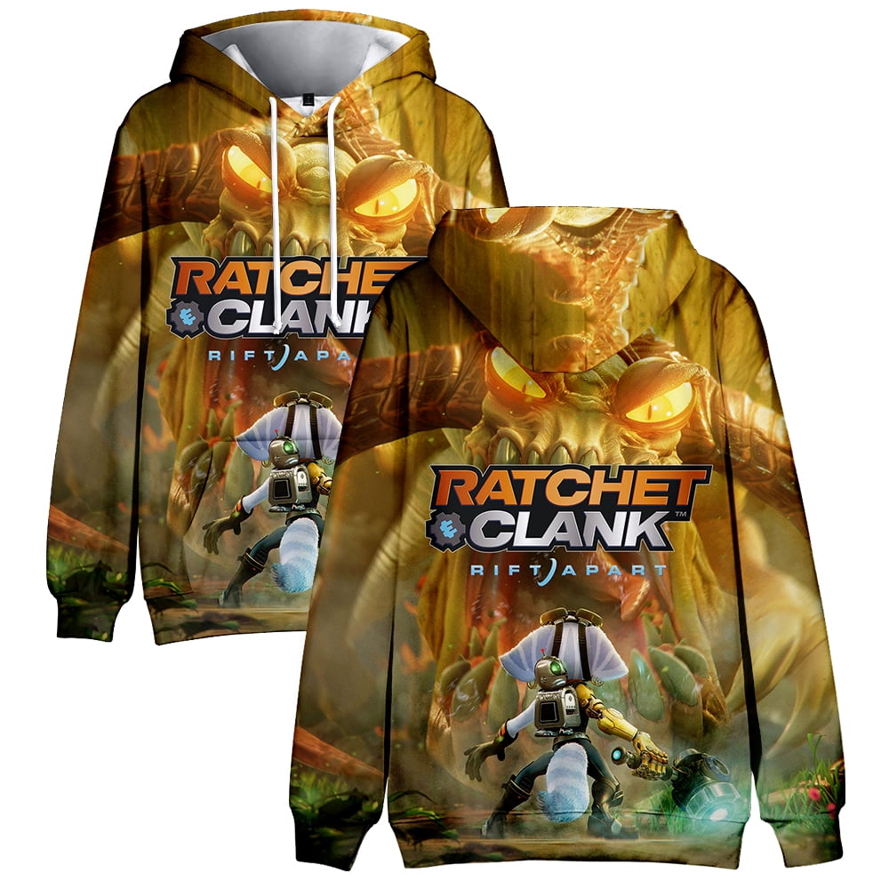 Ratchet & Clank Rift Apart Hoodie Sweatshirt Game Merch Men Women Long ...