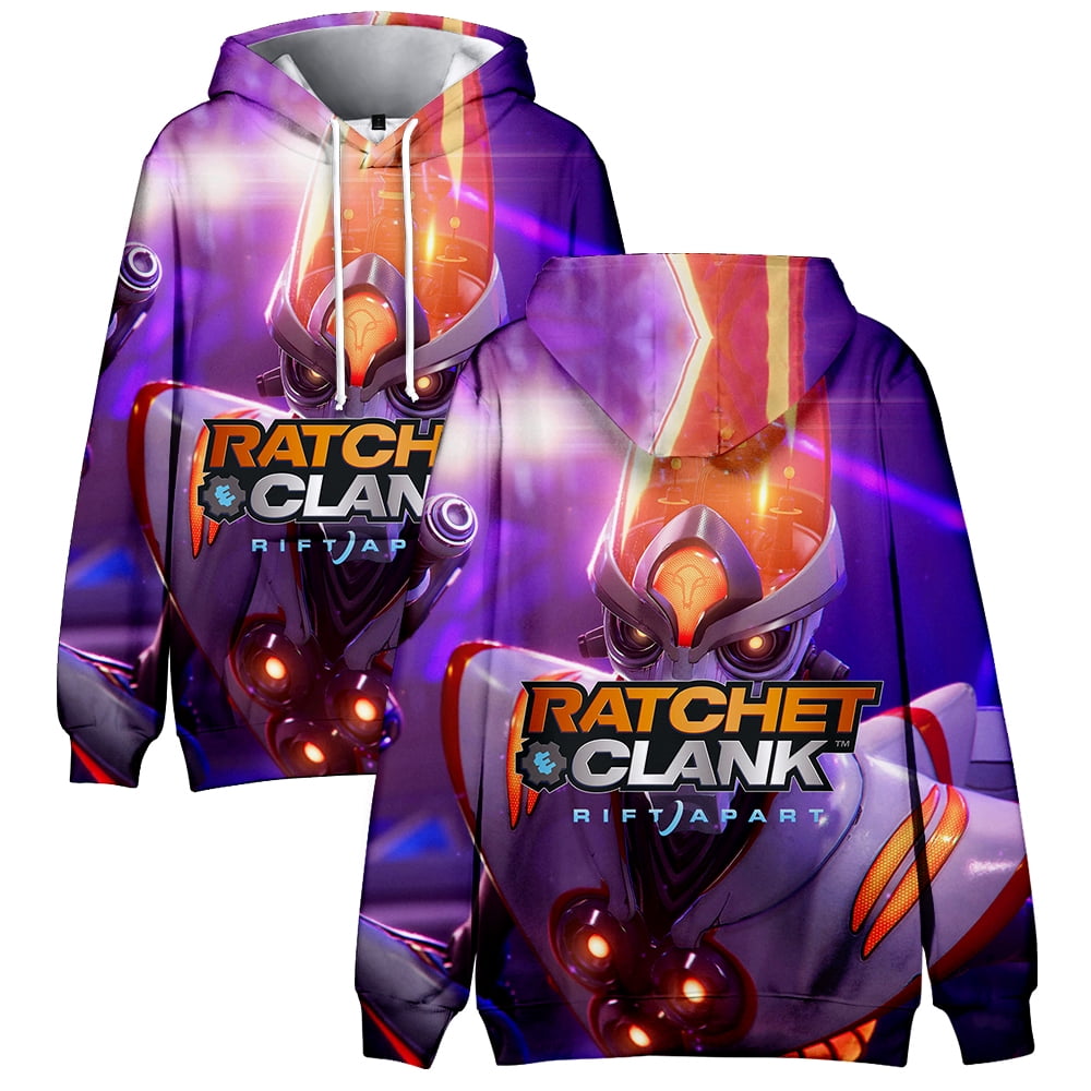 Ratchet & Clank Rift Apart Hoodie Sweatshirt Game Merch Men Women Long ...