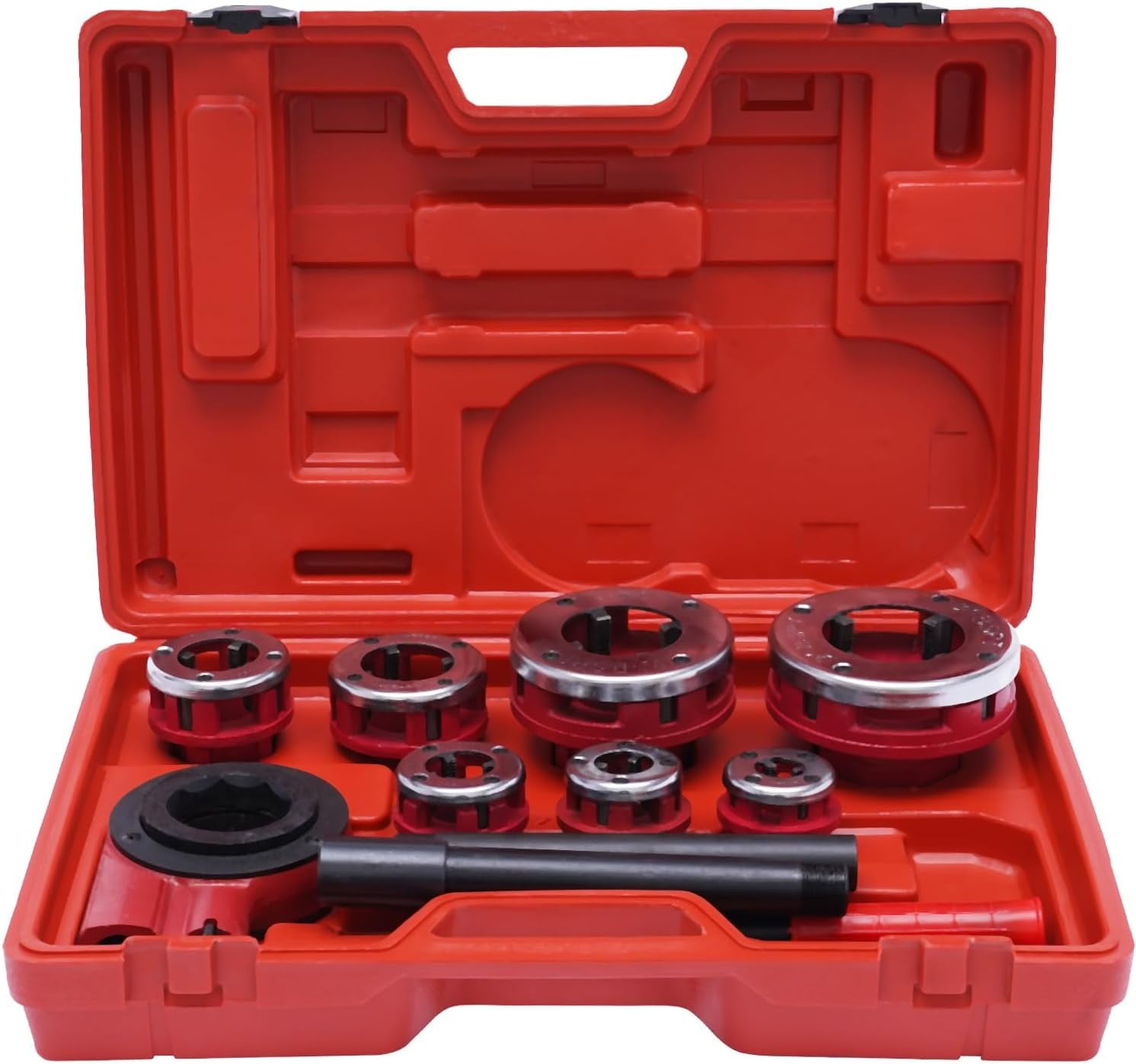 Ratchet Die Sets Ratcheting Pipe Threader Kit 3/8" to 2" Dies and ...