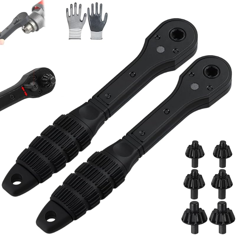 Ratchet Drill Chuck, Chuck Key Ratchet Spanner, Multifunctional ...