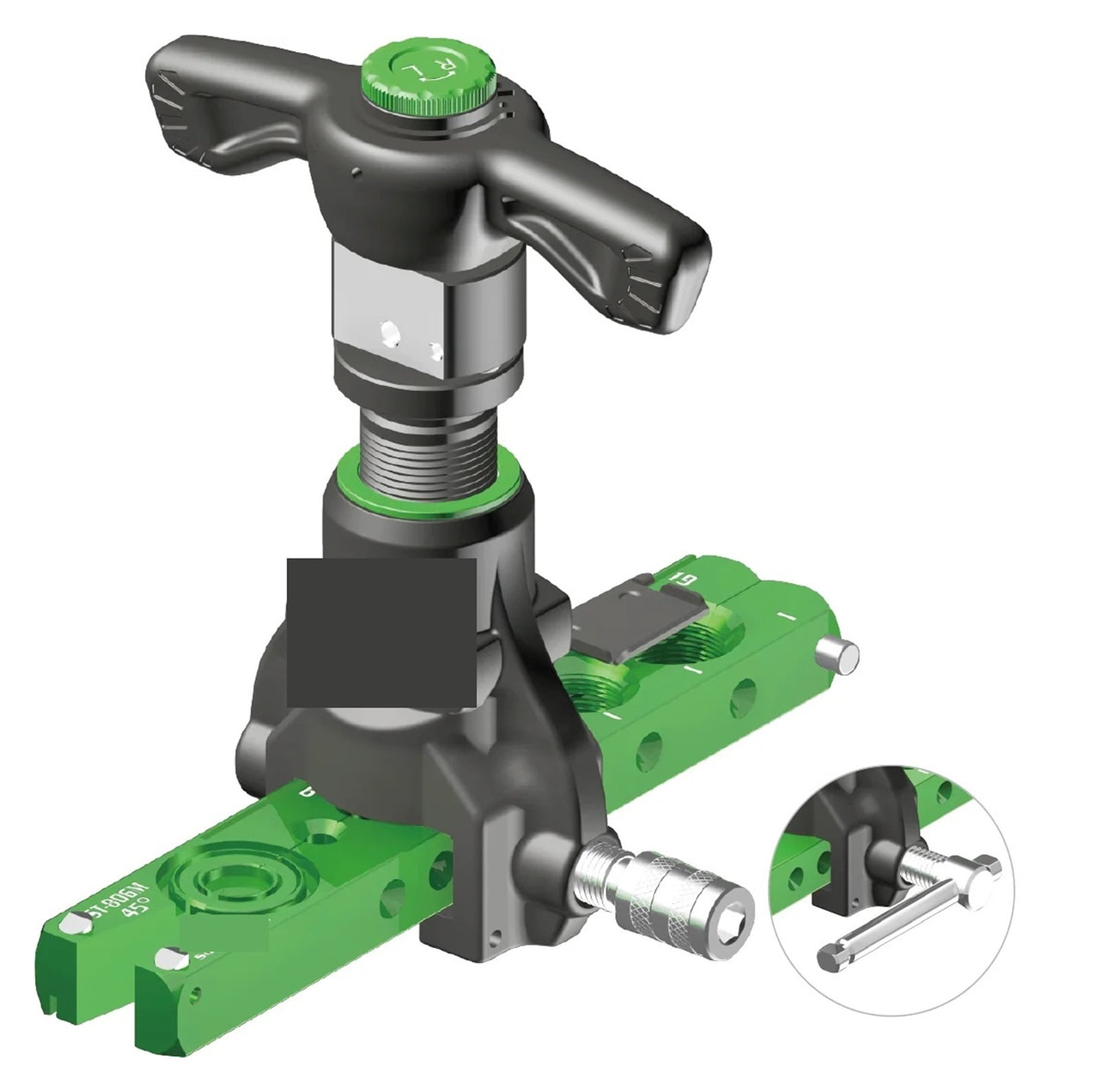 Ratchet Eccentric Conical Flaring Tool, ST-R806A Copper Tube Flare Set ...