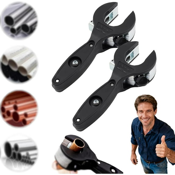 Ratchet Pipe Cutter Tool, 2 In 1 Adjustable 1/4" to 7/8" Close Quarters ...