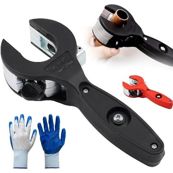 Ratchet Pipe Cutter Tool, One-Hand Fast Operation for 5/16"-1-1/8" (8 ...