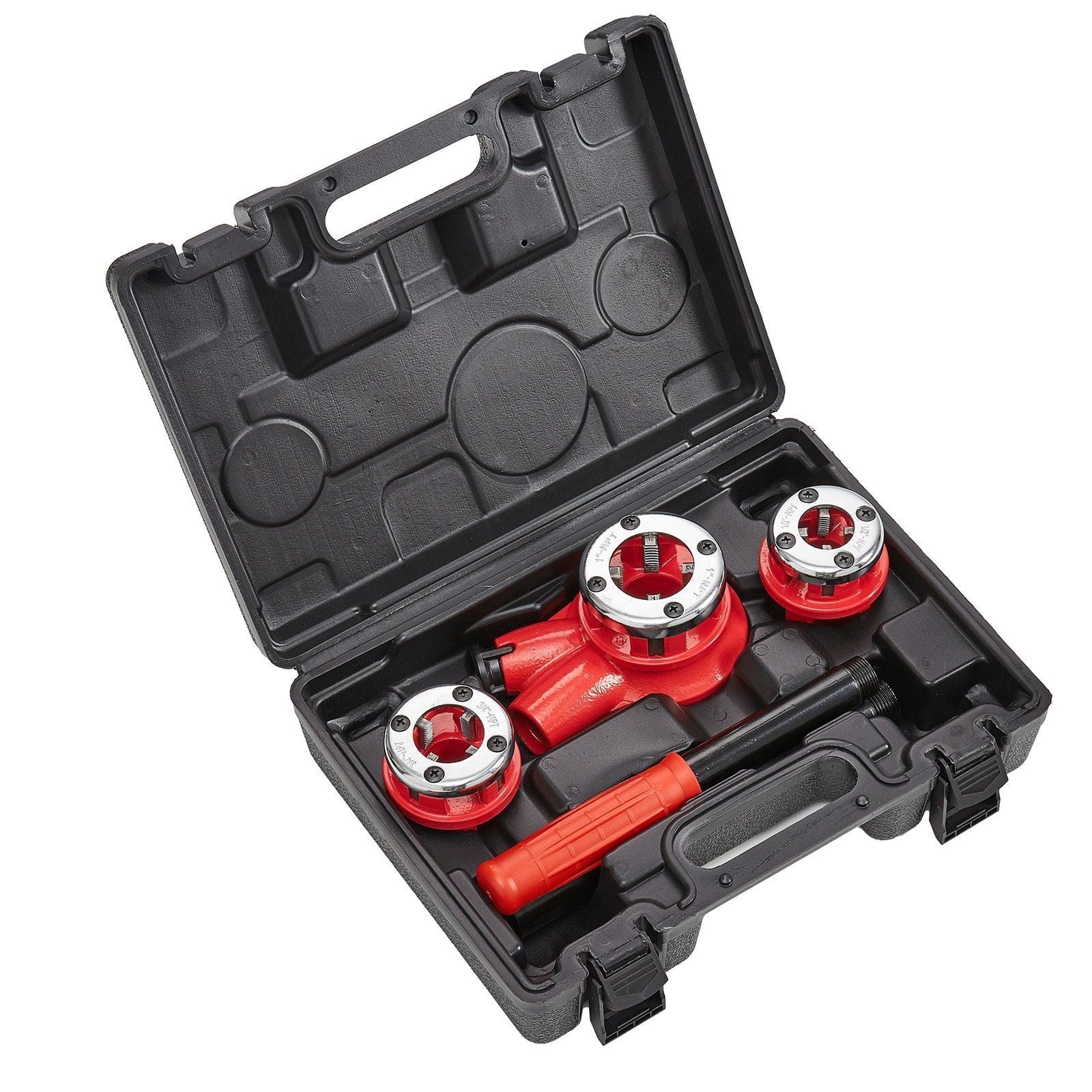 Ratchet Pipe Threader Kit, 1/2" NPT, 3/4" NPT, 1" NPT Manual Ratcheting ...