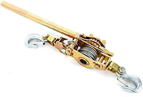 Ratchet Puller Hoist, 2 Ton Power Ratchet Pulley Cable Hand Lever Come ...
