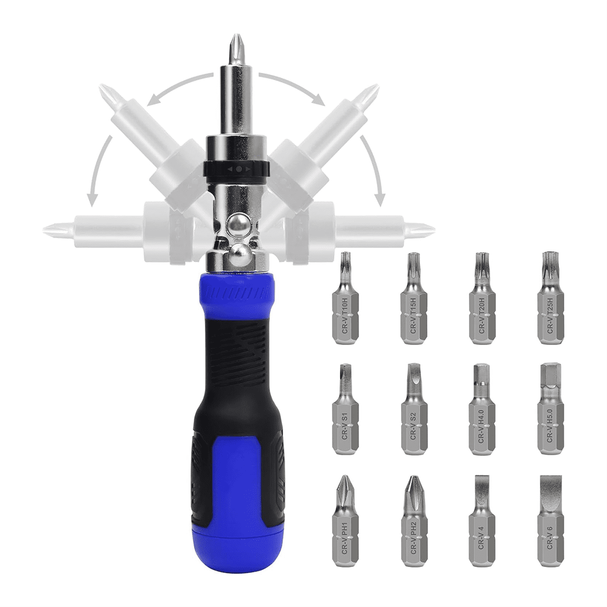 Ratchet Screwdriver 13-In-1 Multi Screwdriver Tool All in One ...