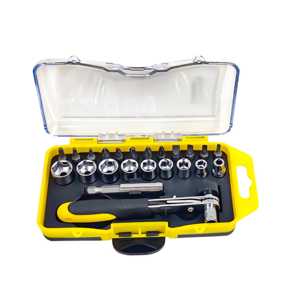 Ratchet Screwdriver Multi-Bit Screw Driver Electrician Disassembly Hand ...