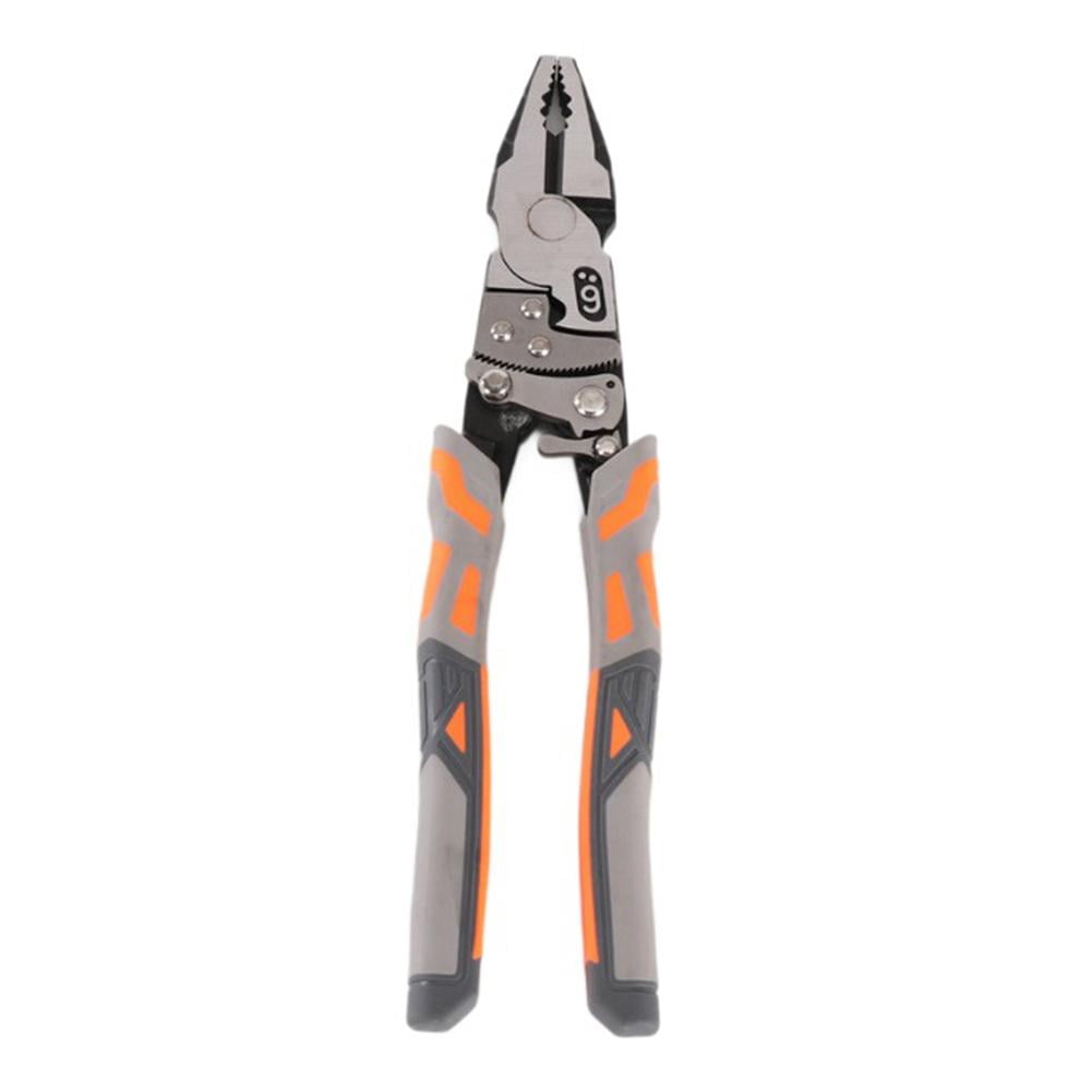 Ratchet Self-Locking Labor-Saving Wire Strippers Cable Cutting Scissors ...