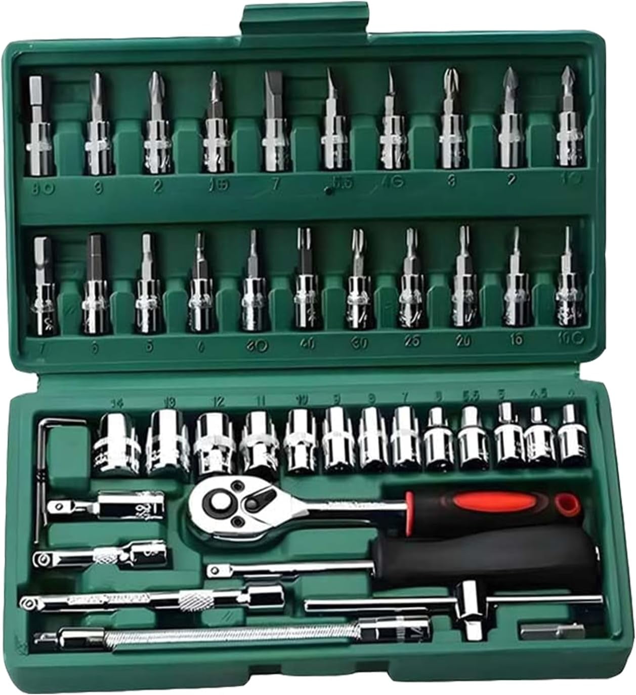 Ratchet Set, Socket Wrench Set, Cordless Slim Ratchet Set,Ratcheting ...