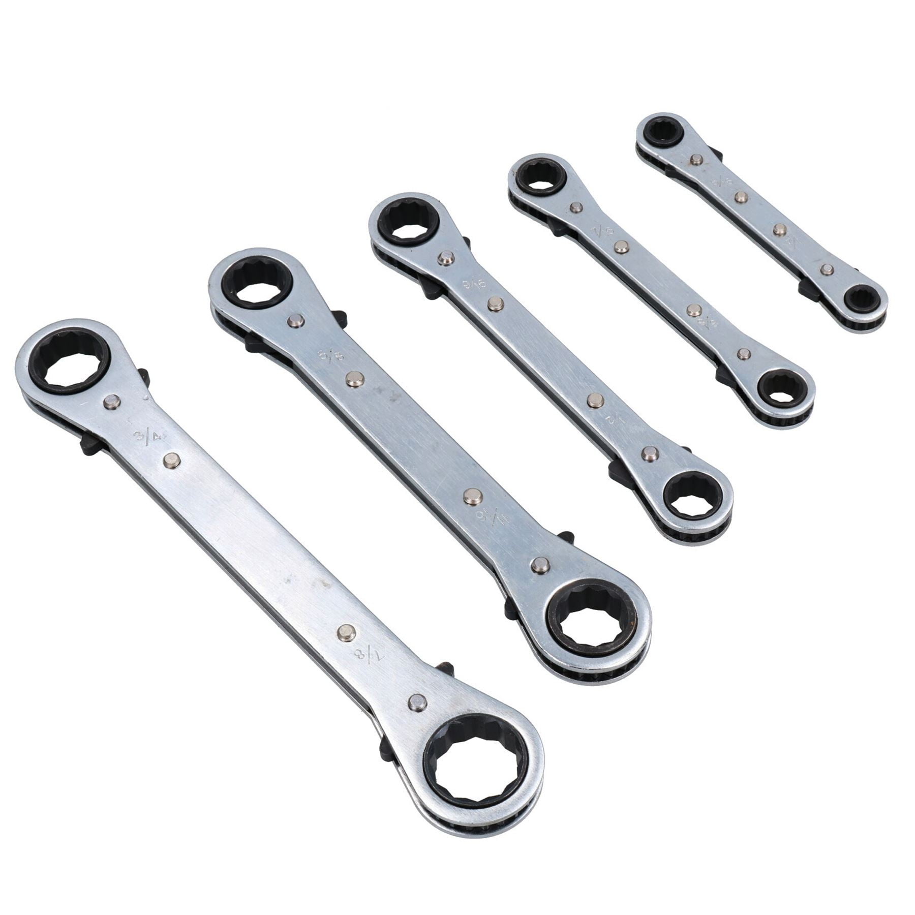Ratchet Spanner Set AF / Imperial / SAE Wrench Set 1/4" - 7/8" TE071 ...