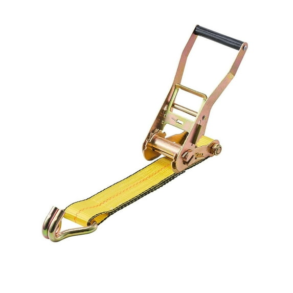 Ratchet Straps 2 inch x 30 ft (4 Pack) - Heavy Duty Tie Down with J ...