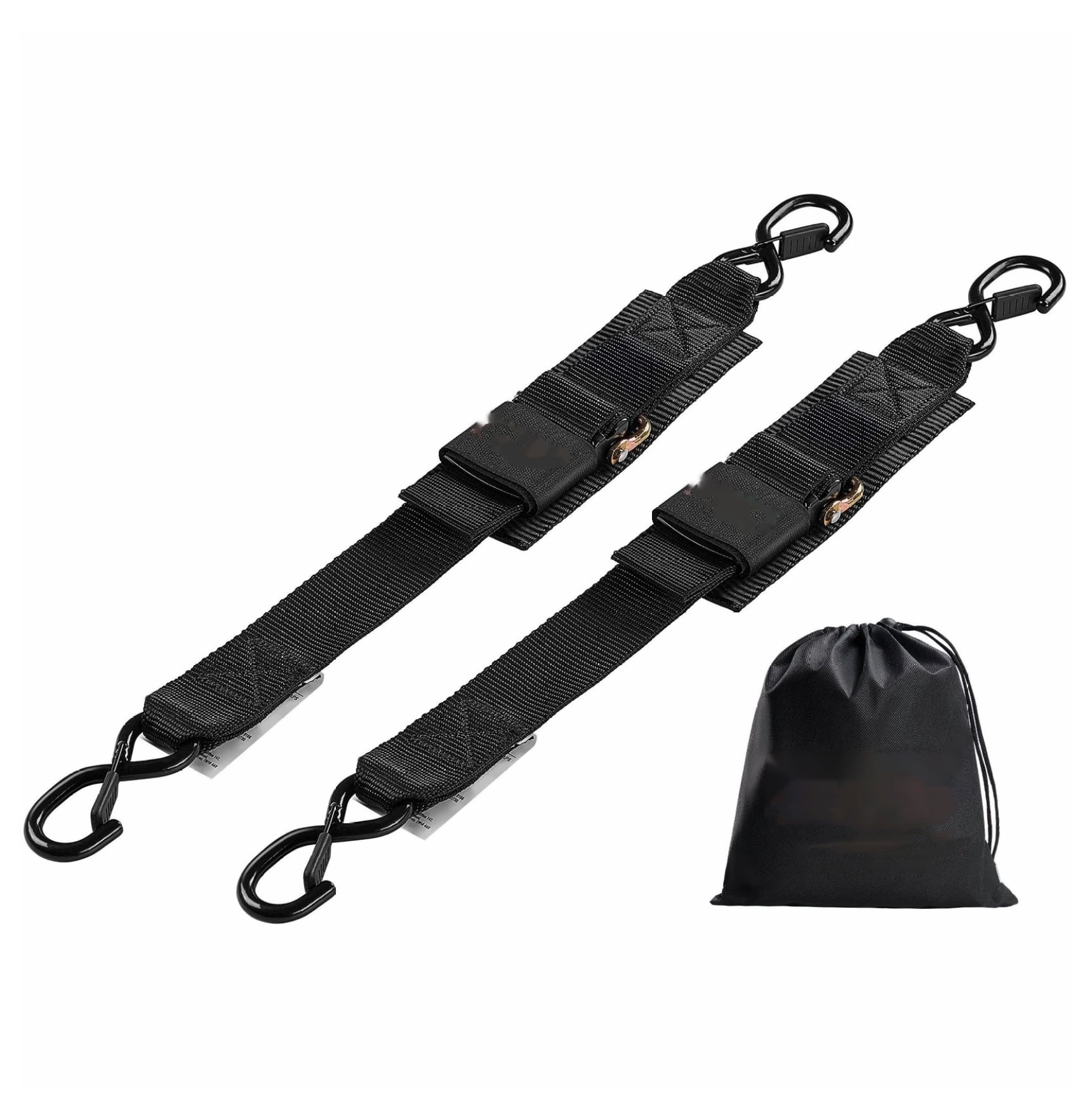 Ratchet Straps 2x2ft - 2 Pack Tie Down Straps for Boats, Heavy Duty ...