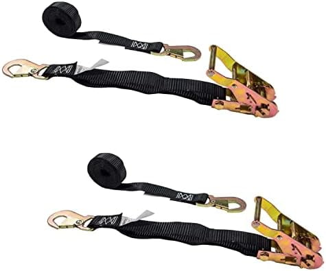 , Ratchet Straps with Snap Hooks, Perfect Motorcycle Straps, 1 Inch ...