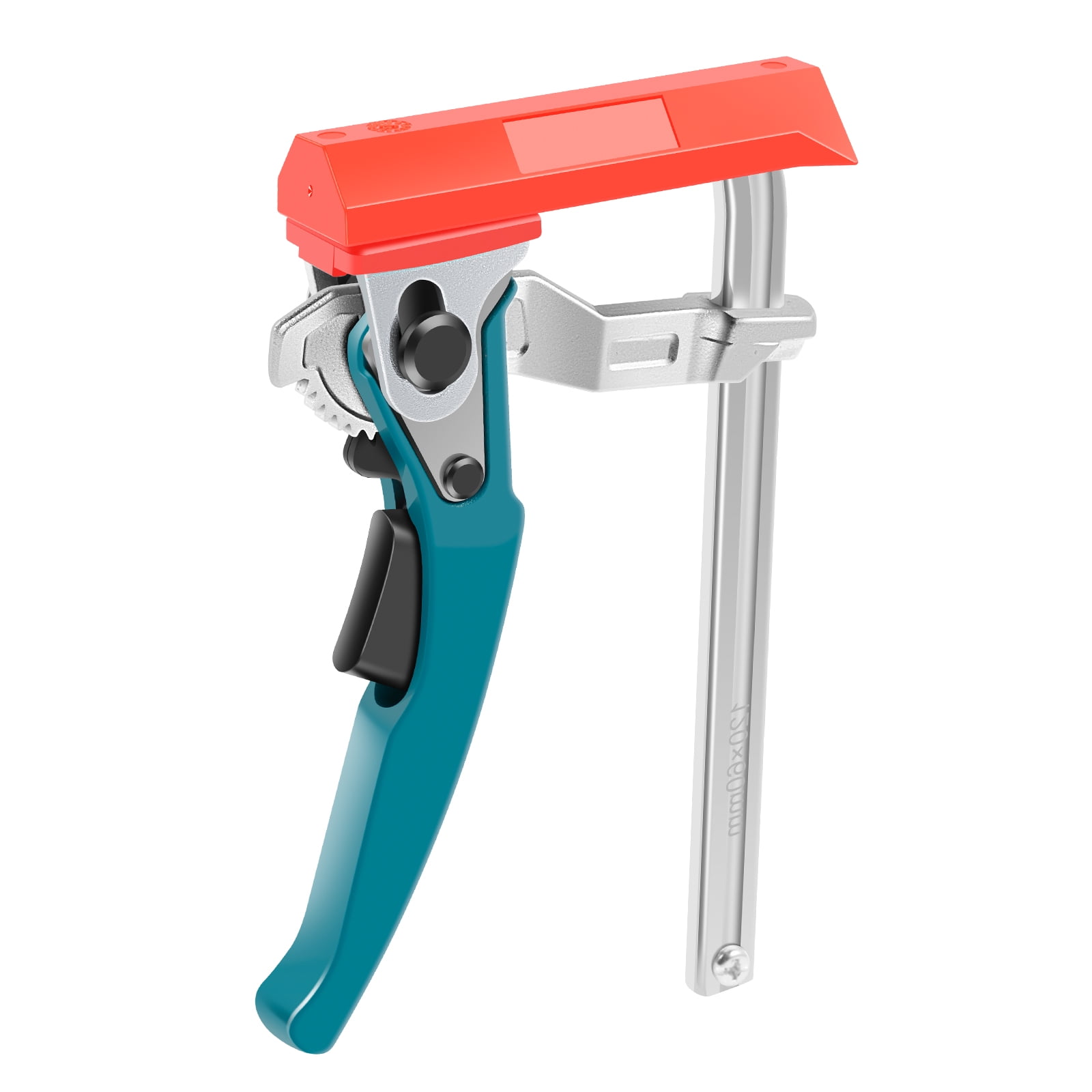 Ratchet Track Clamp Metal Track Saw Clamps Easy Locking Guide Rail Clamp Fast Release T Slot ...