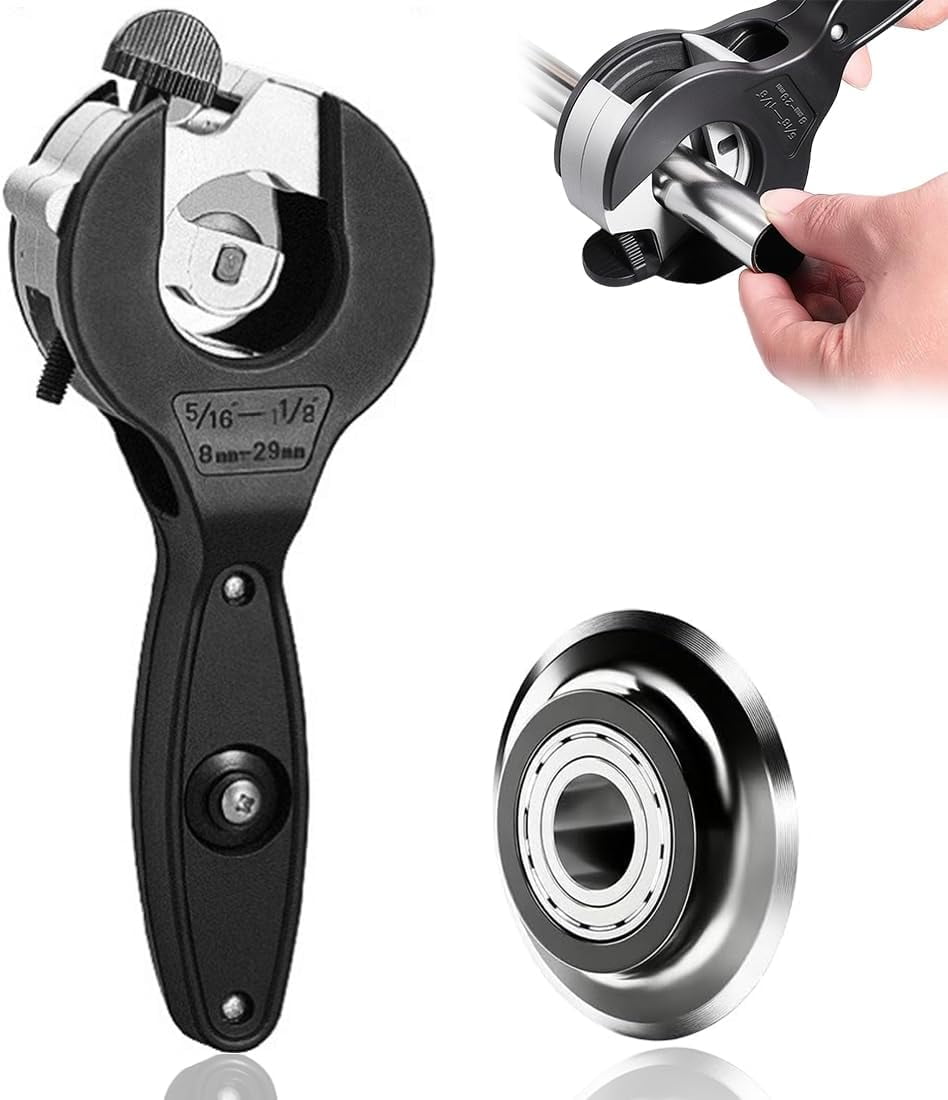Ratchet-Type Pipe Cutter Tool – One-Hand Fast Cutter for8-29mm ...
