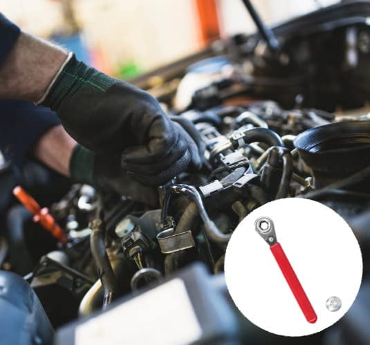 Ratchet Wrench, 5/16in 0.4in Battery Terminal Ratchet Wrench with 1/2in ...