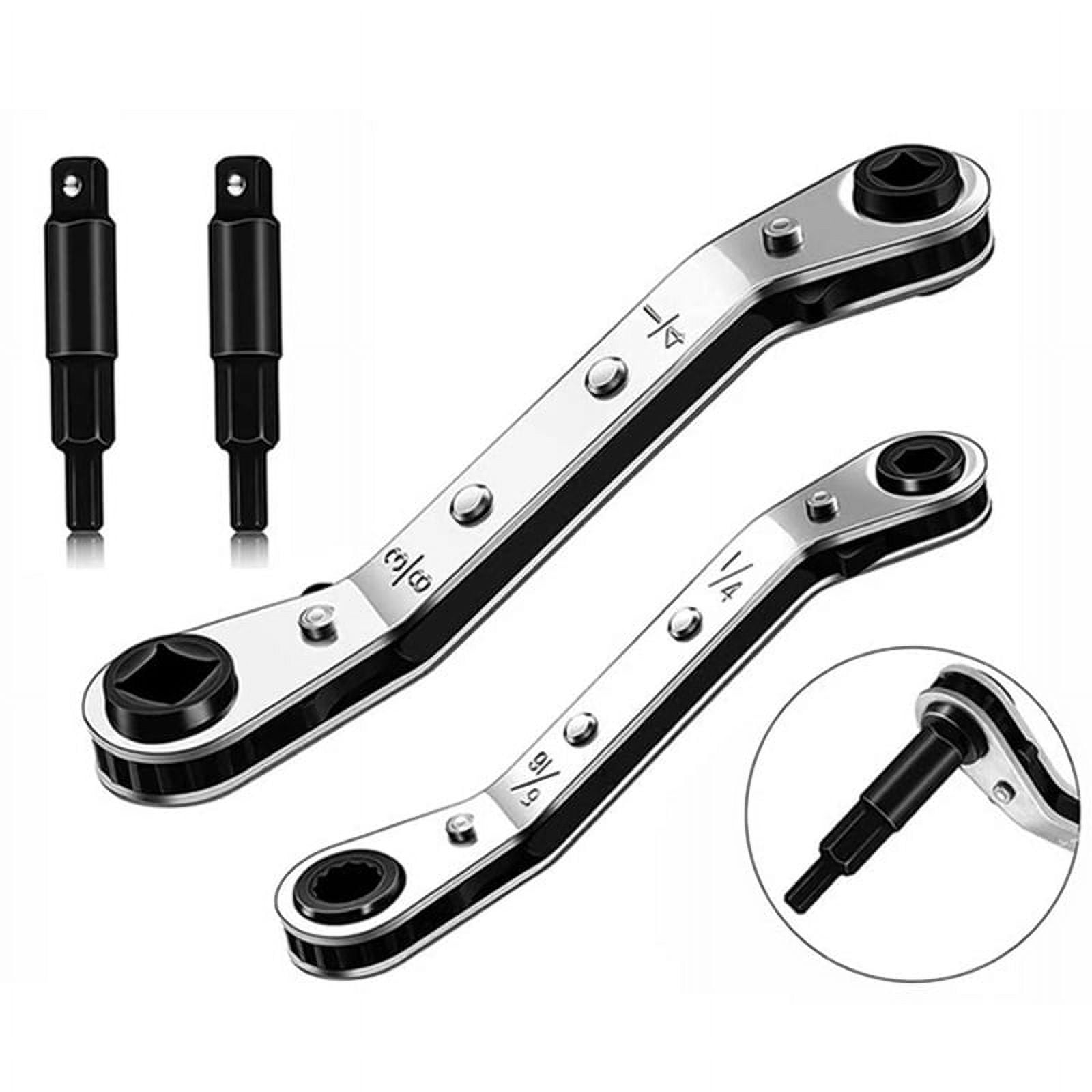 Ratchet Wrench Set for Air-Conditioning Maintenance 3/8inch to 1/4inch ...