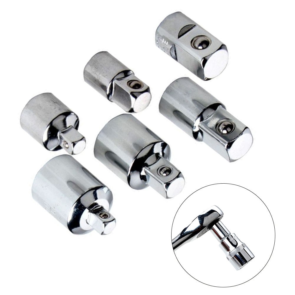 Ratchet Wrench Socket Converter Sleeve Head Adapter 1/2 To 3/8 1/4 To 1 ...