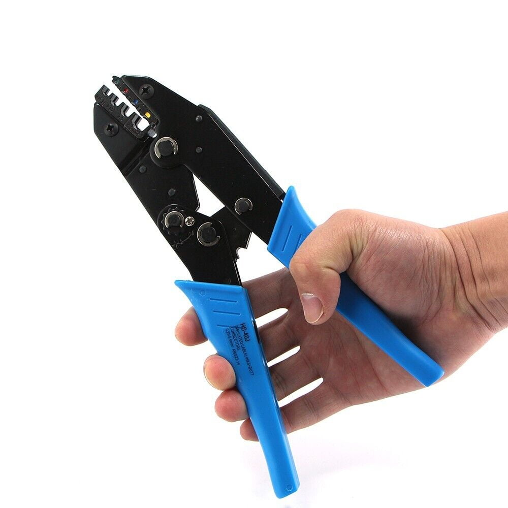 Ferrule Ratchet Crimper Plier Crimping Tool Cable Wire Electrical ...