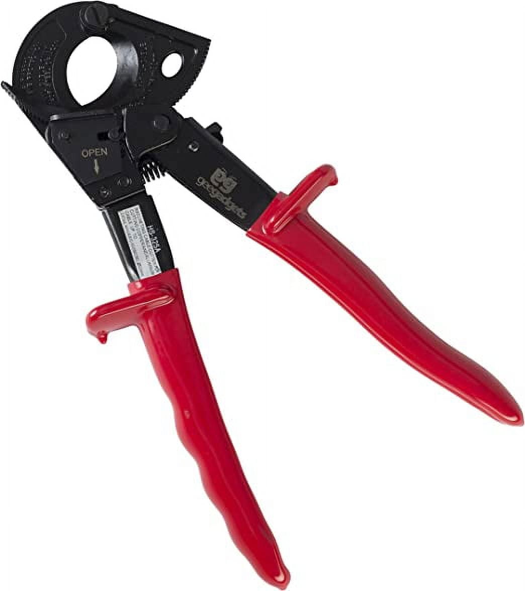 Ratcheting Cable Cutter - Heavy Duty Copper and Aluminum Wire Ratchet ...