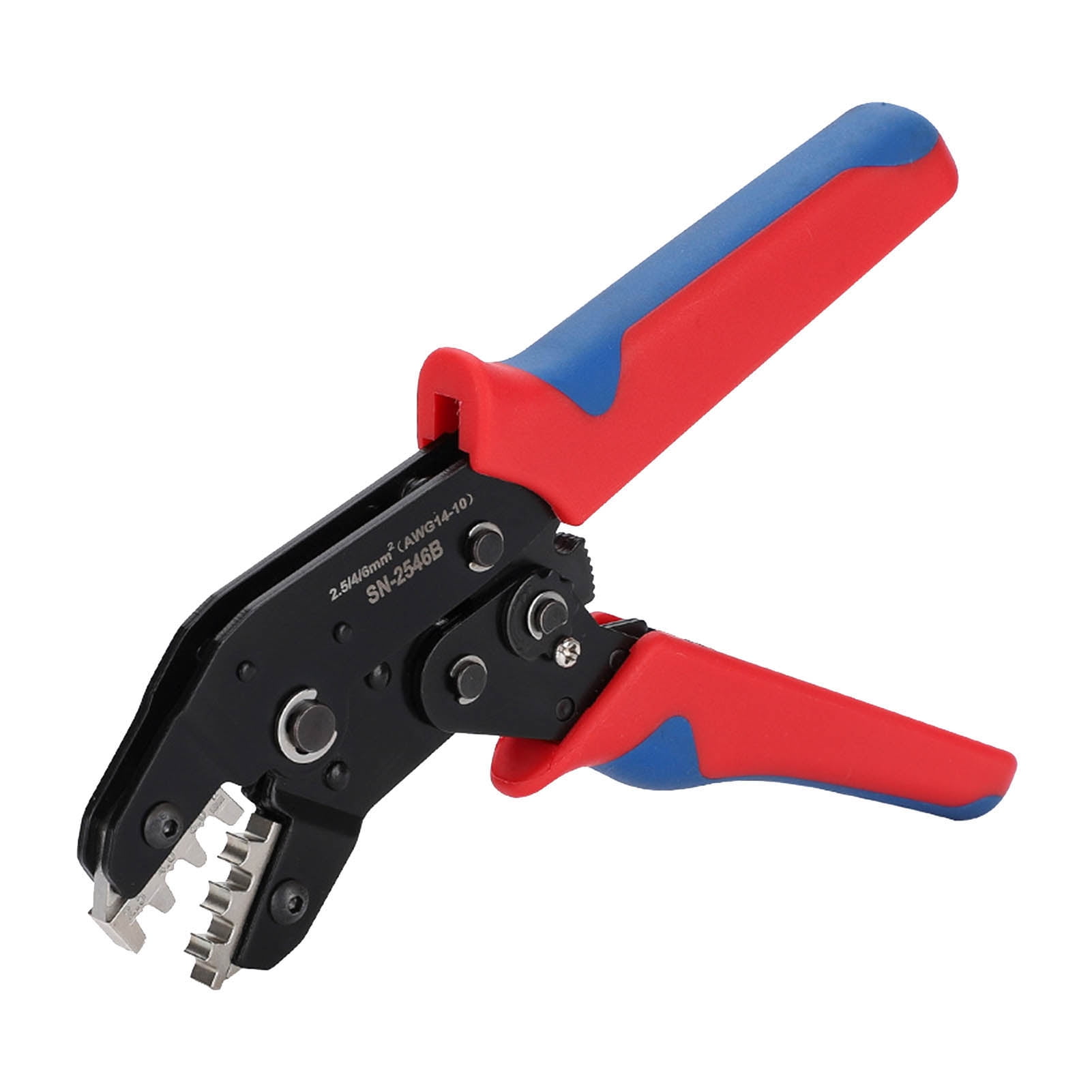 Ratcheting Crimping Pliers Electrical Crimper Tool Ergonomic Handle ...