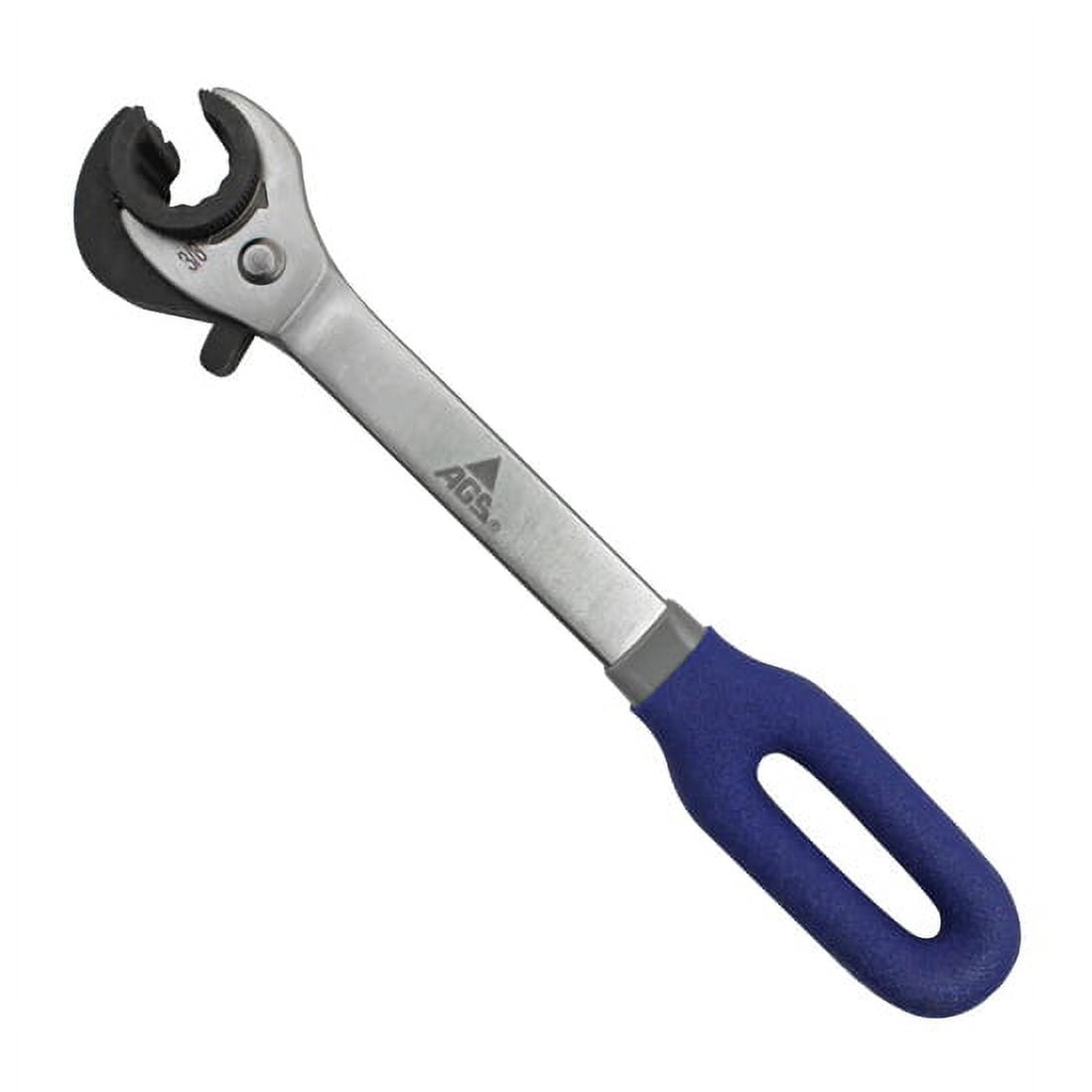 Ratcheting Line Wrench, No-Slip, Stainless/Chromoly, SAE 3/8 Inch ...