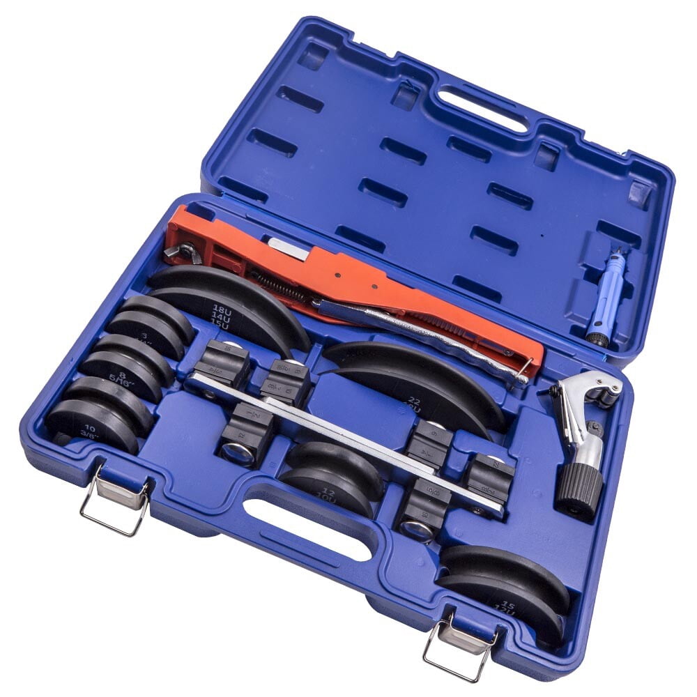 Ratcheting Pipe Bender HVAC Refrigeration Tube Bending Heads Cutter ...