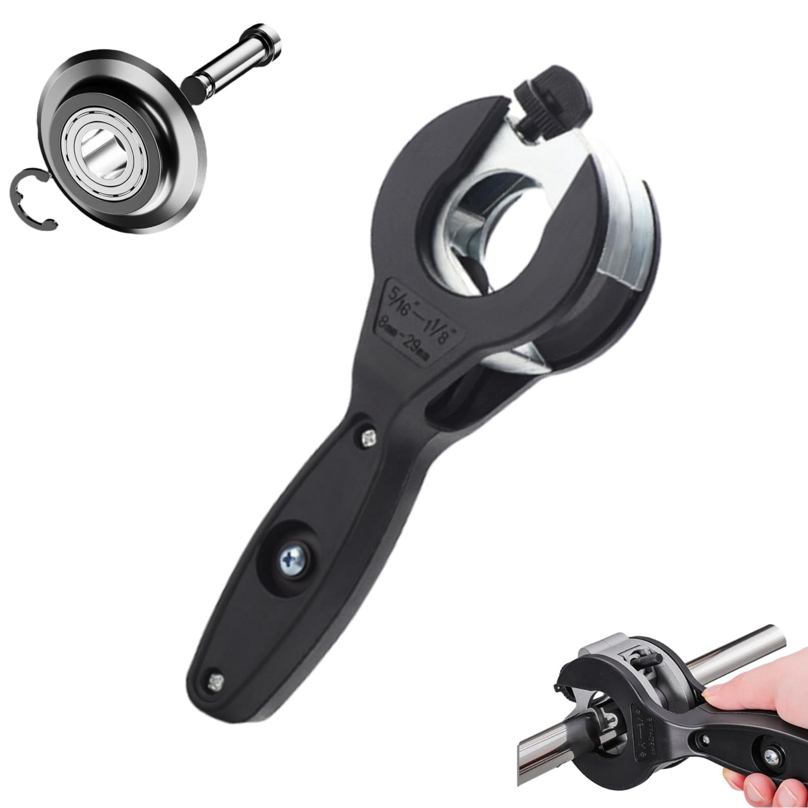 Ratcheting Pipe Cutter, Ratcheting Tubing Cutter, 2 in 1 Close Quarters ...